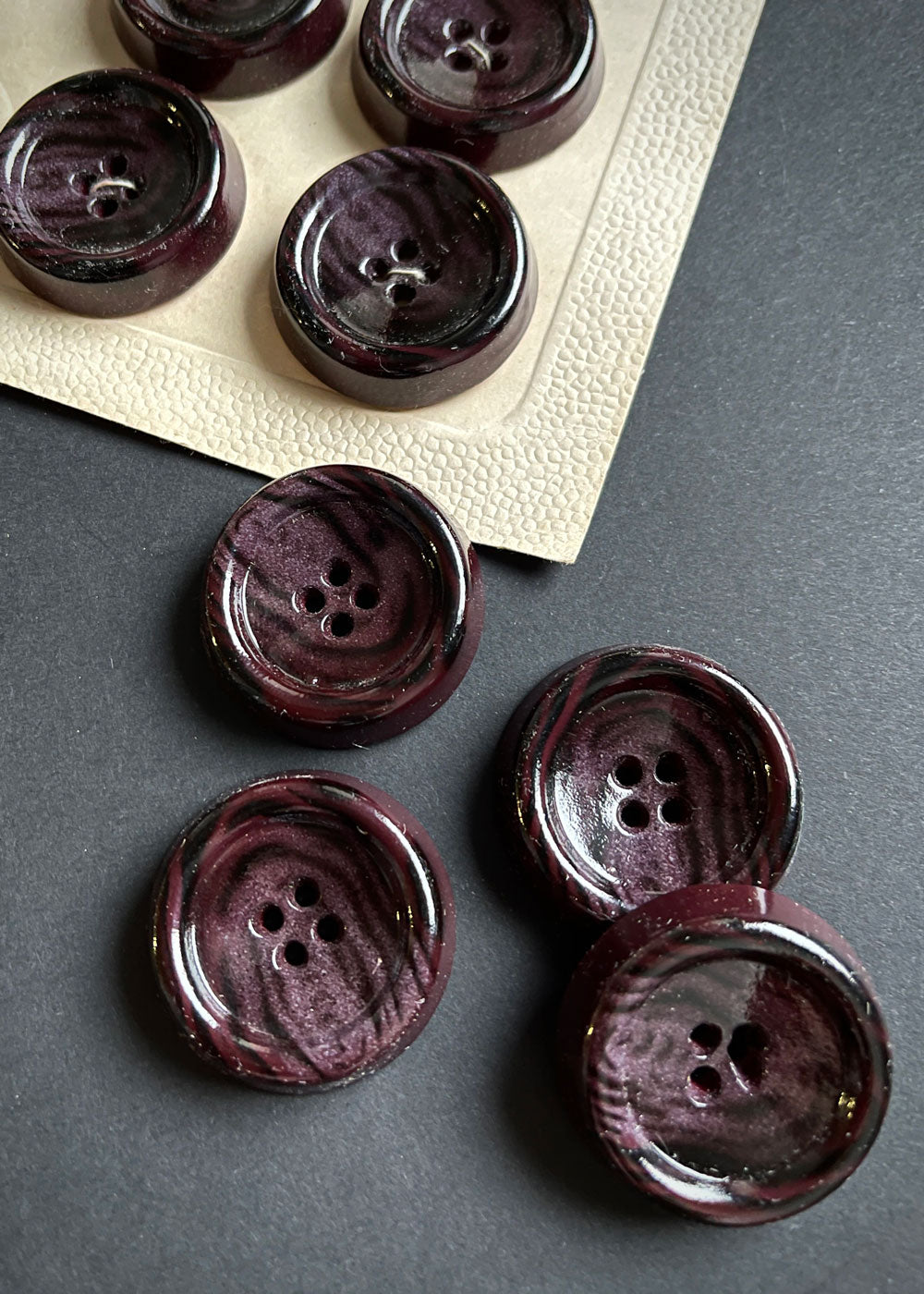 dark brown colour button