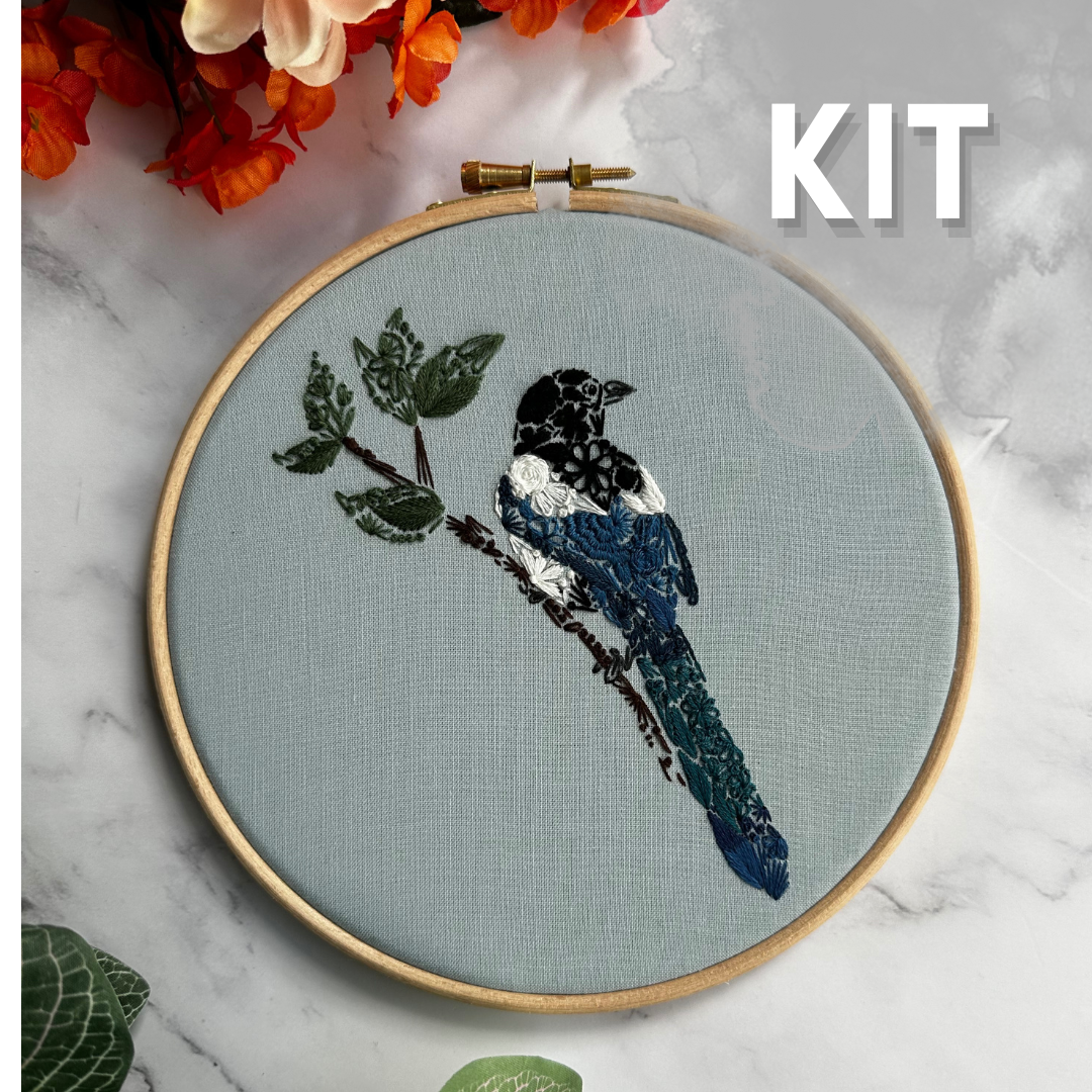 Mister Magpie - Embroidery Hoop Kit, Nest Embirdery – Miss Maude