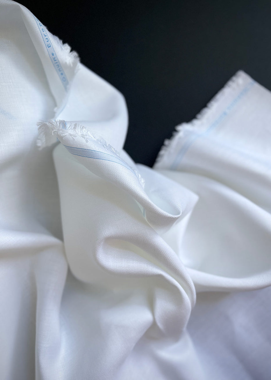 Atelier Belgium Linen Twill - White – Miss Maude