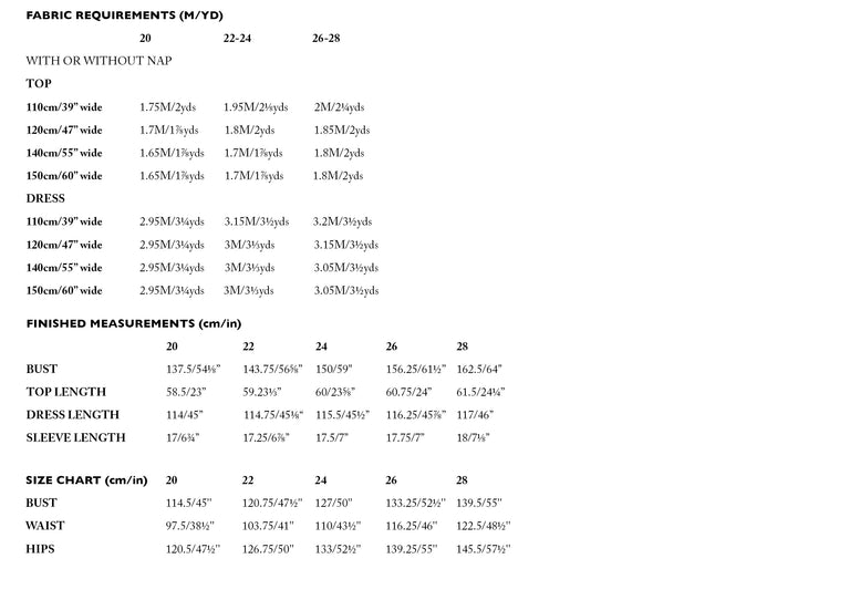 *Merchant and Mills. Box Box Dress and Top Printed Paper Sewing Pattern ...