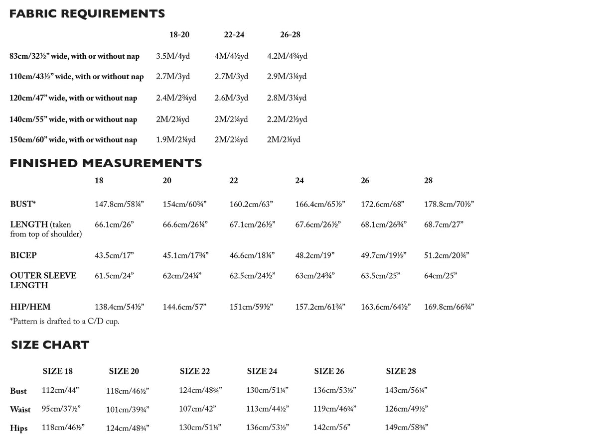*Ottoline denim jacket - garment sewing pattern – Miss Maude