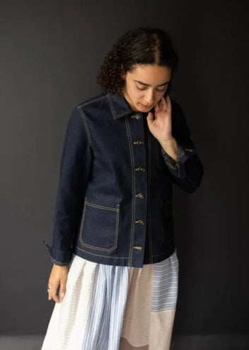 *Ottoline denim jacket - garment sewing pattern – Miss Maude