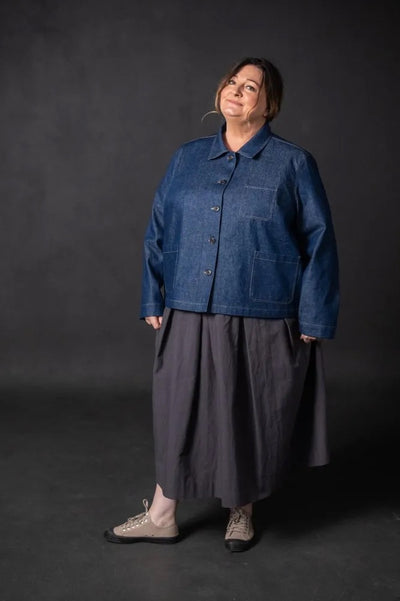 *Ottoline denim jacket - garment sewing pattern – Miss Maude