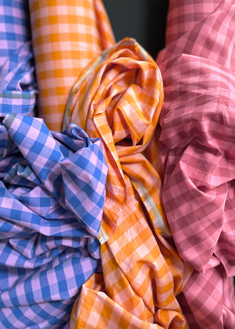 ️Pure Cotton Gingham Shirting - Raspberry Fool – Miss Maude