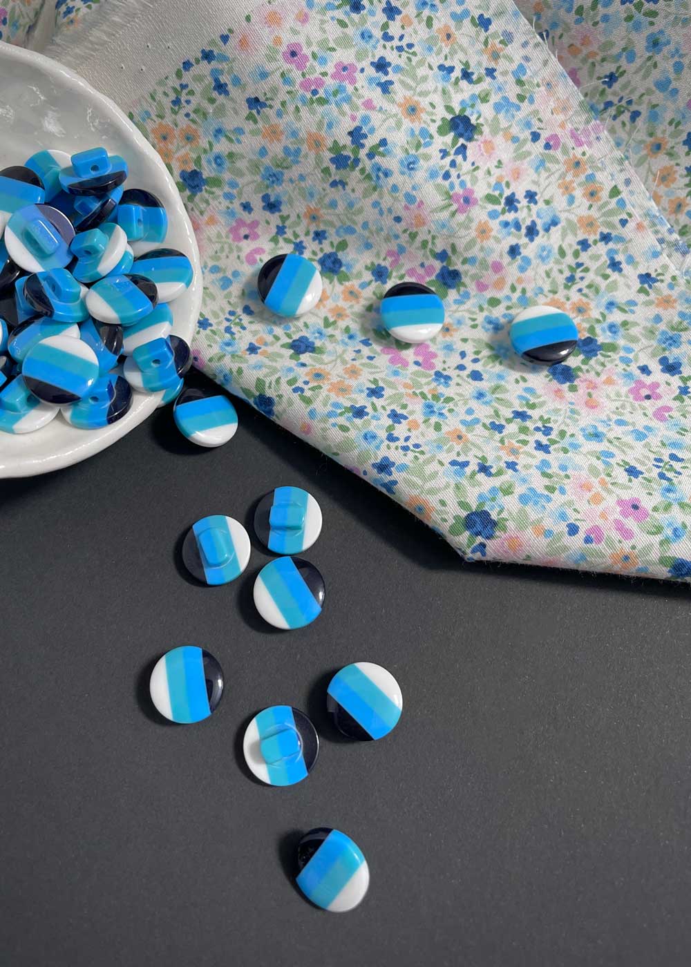 🧵Bon Bon Blueberry Button 15mm – Miss Maude