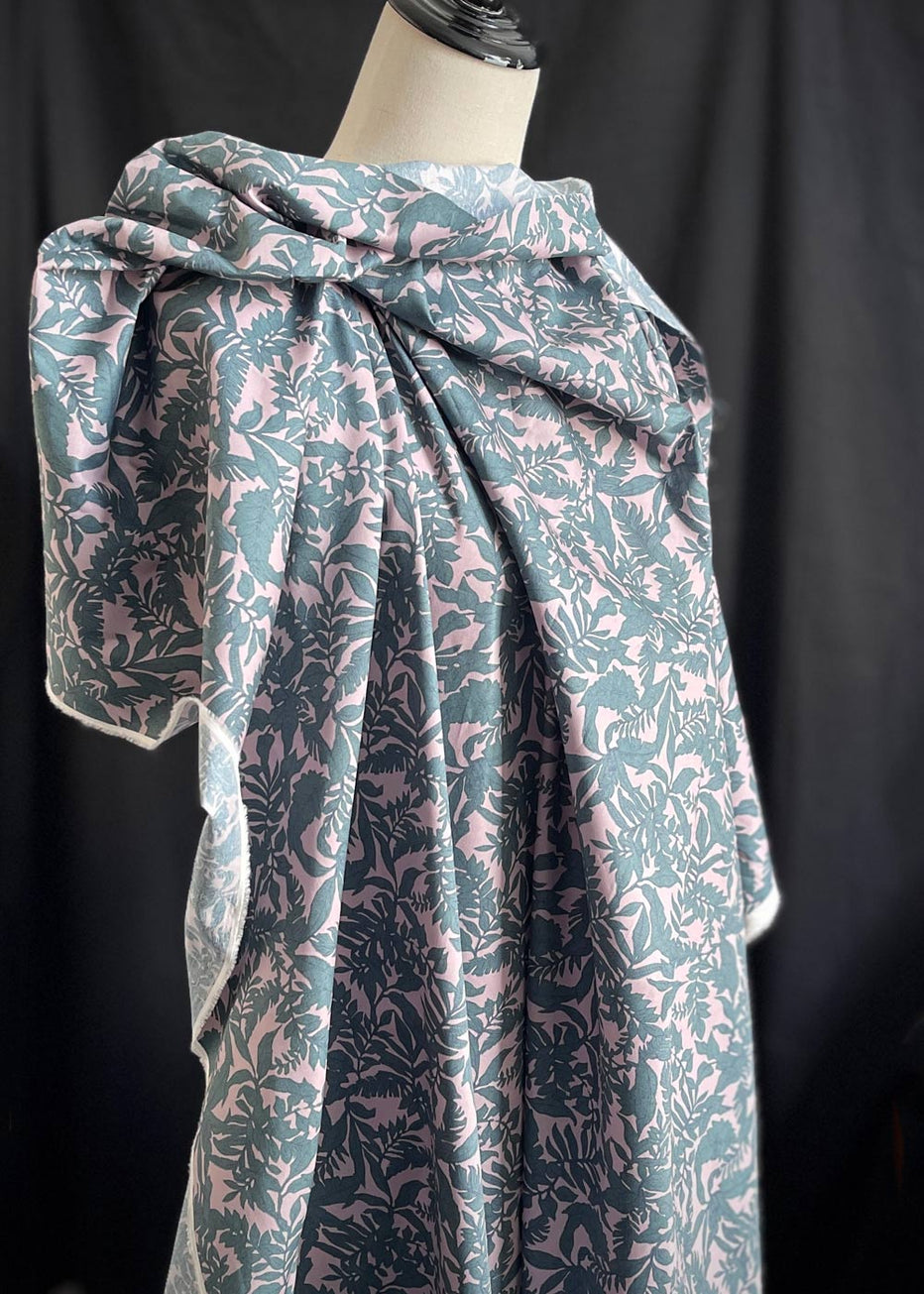 Canopy Teal, Cotton Broadcloth – Miss Maude