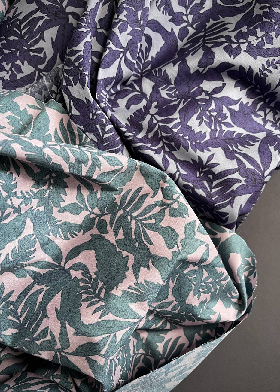 Canopy Teal, Cotton Broadcloth – Miss Maude