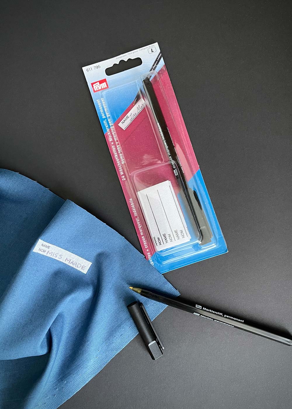 Prym Name Tags & Permanent Marker Pen – Miss Maude