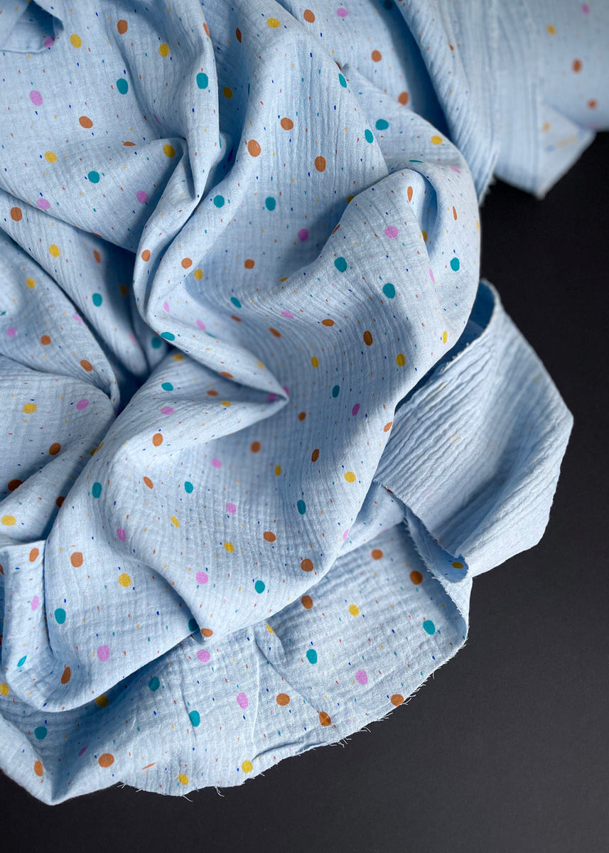 Cotton Double Gauze - Circus Spot – Miss Maude