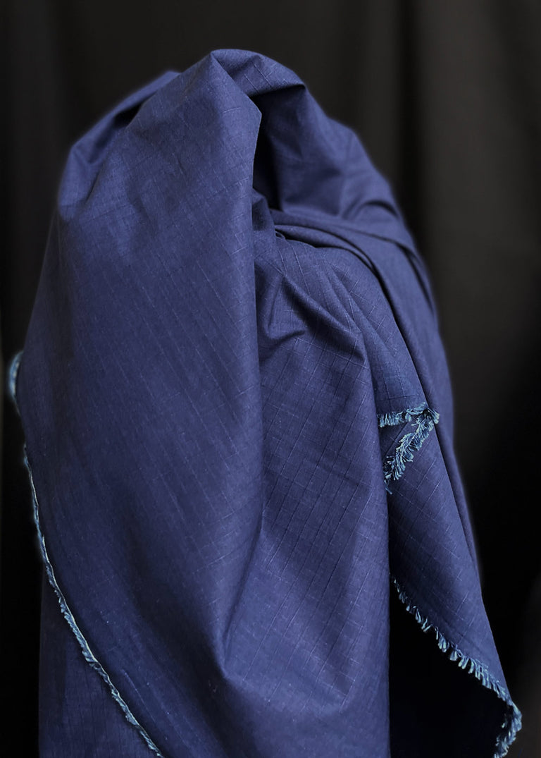 Cotton Ripstop Fabric - Indigo Blue – Miss Maude
