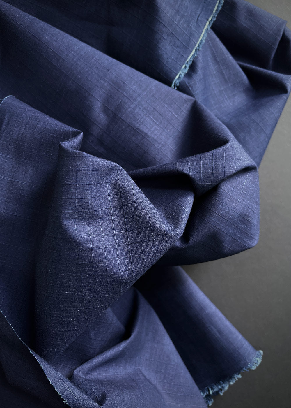 Cotton Ripstop Fabric - Indigo Blue – Miss Maude