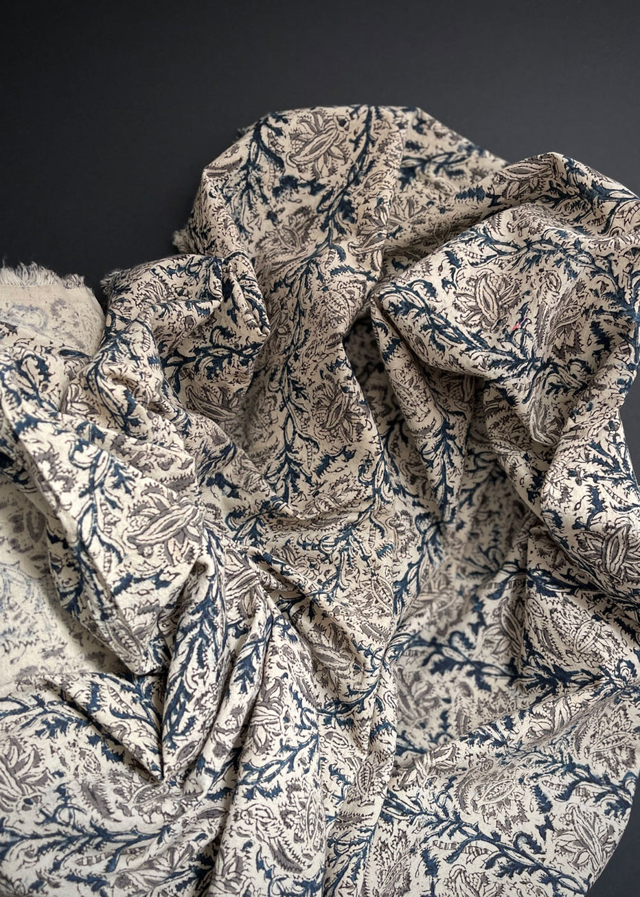 Eve, Hand Printed Cotton Broadcloth – Miss Maude