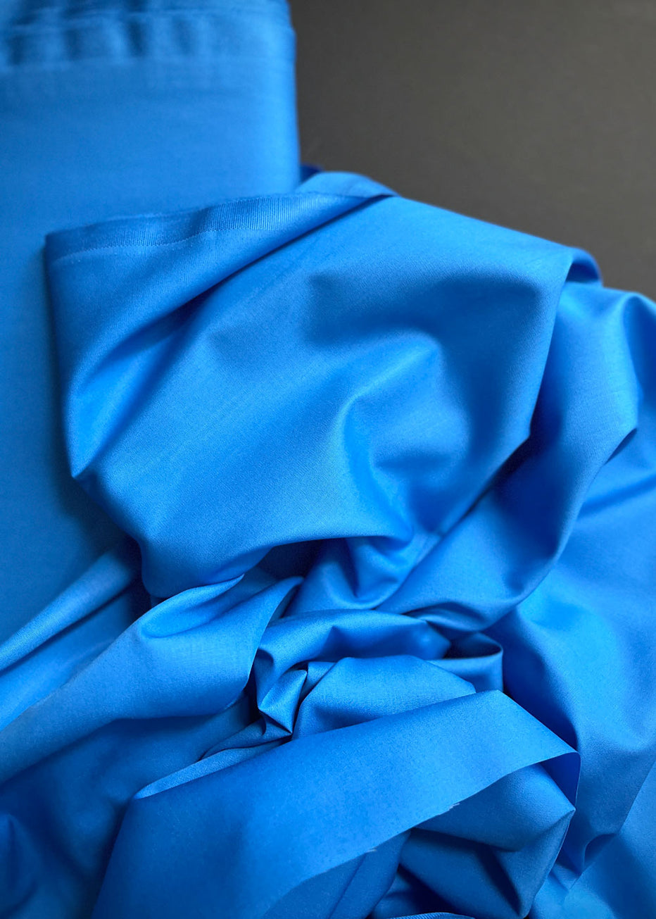 Go to Organics - Fine Cotton Poplin. Reef Blue – Miss Maude