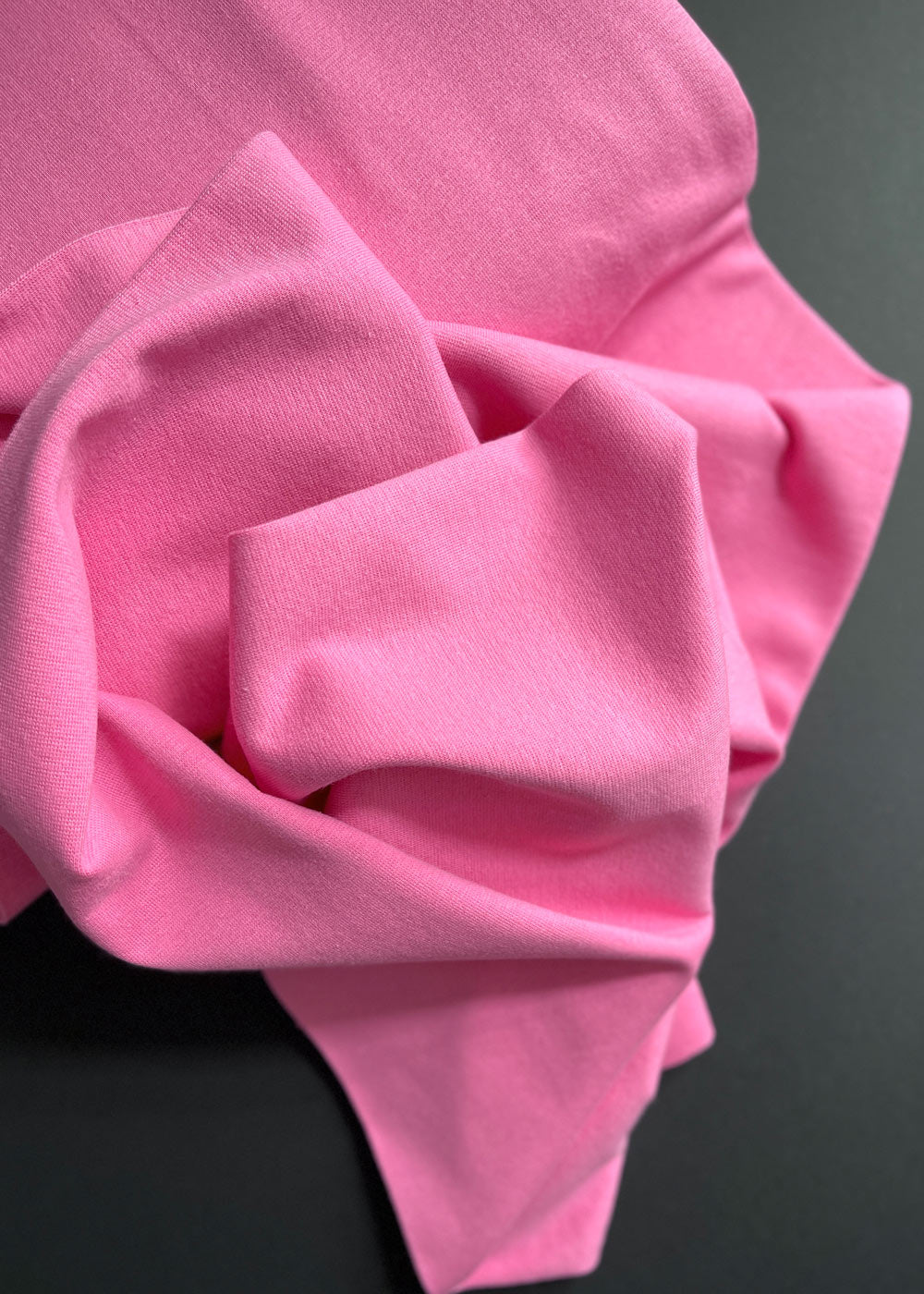 ️Go To Organics - Cotton Ribbing, Neon Pastel Pink – Miss Maude