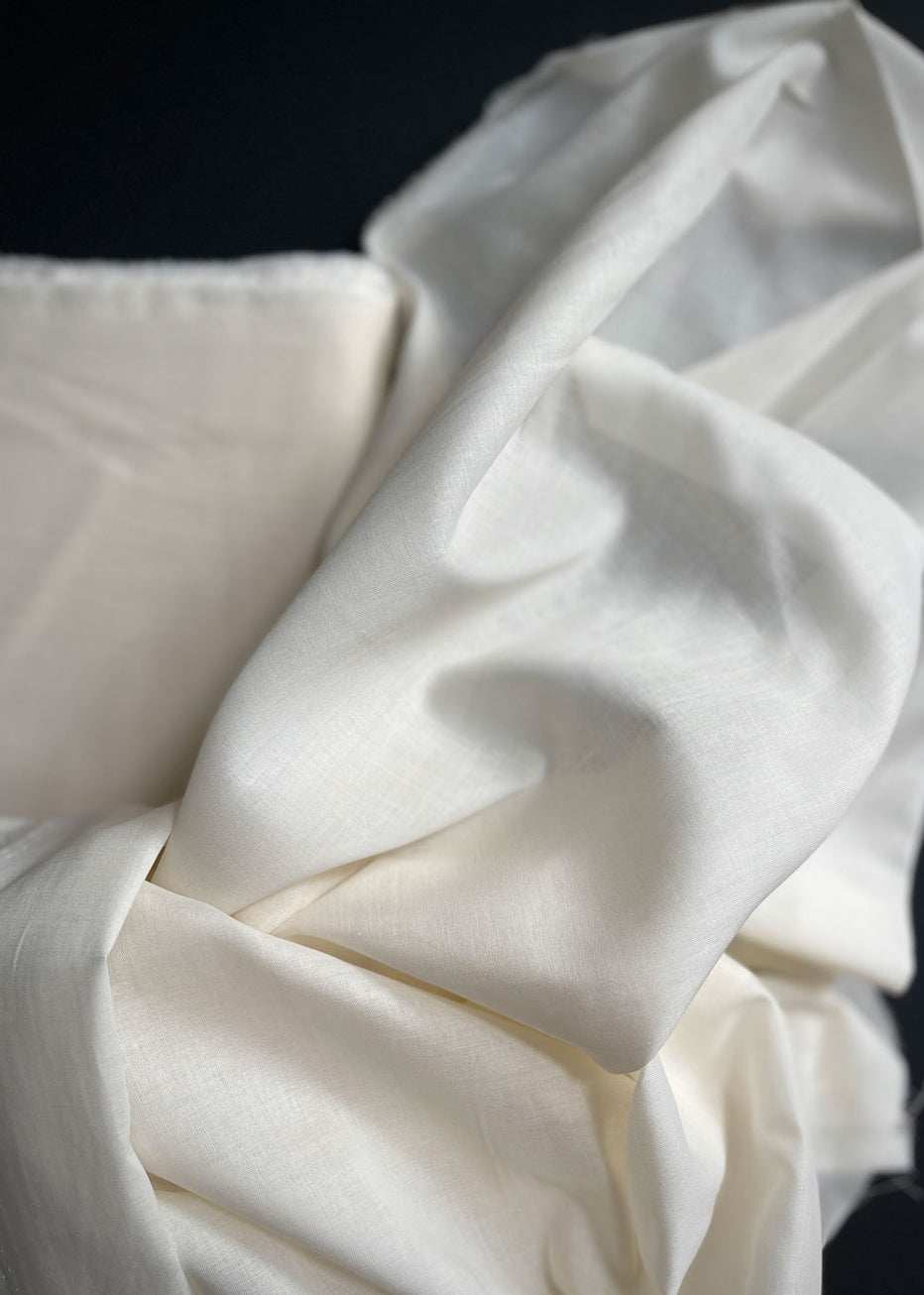 Go To Organics - Cotton Voile, Ecru – Miss Maude