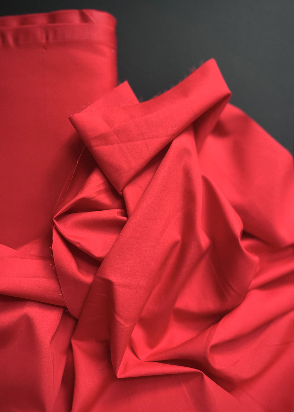 Go to Organics - Fine Cotton Poplin. Tomato Red – Miss Maude