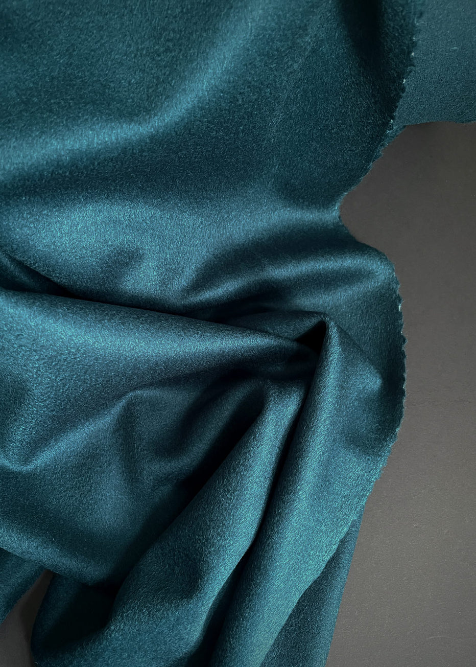 ️Plush Pure Wool Coating, Ocean – Miss Maude