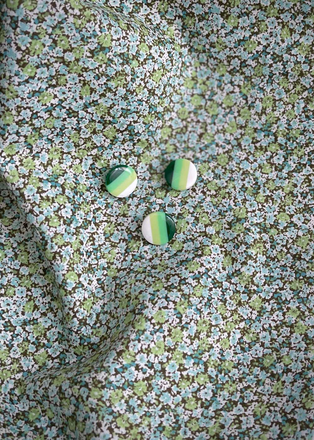 🧵Bon Bon Minty Button 15mm – Miss Maude