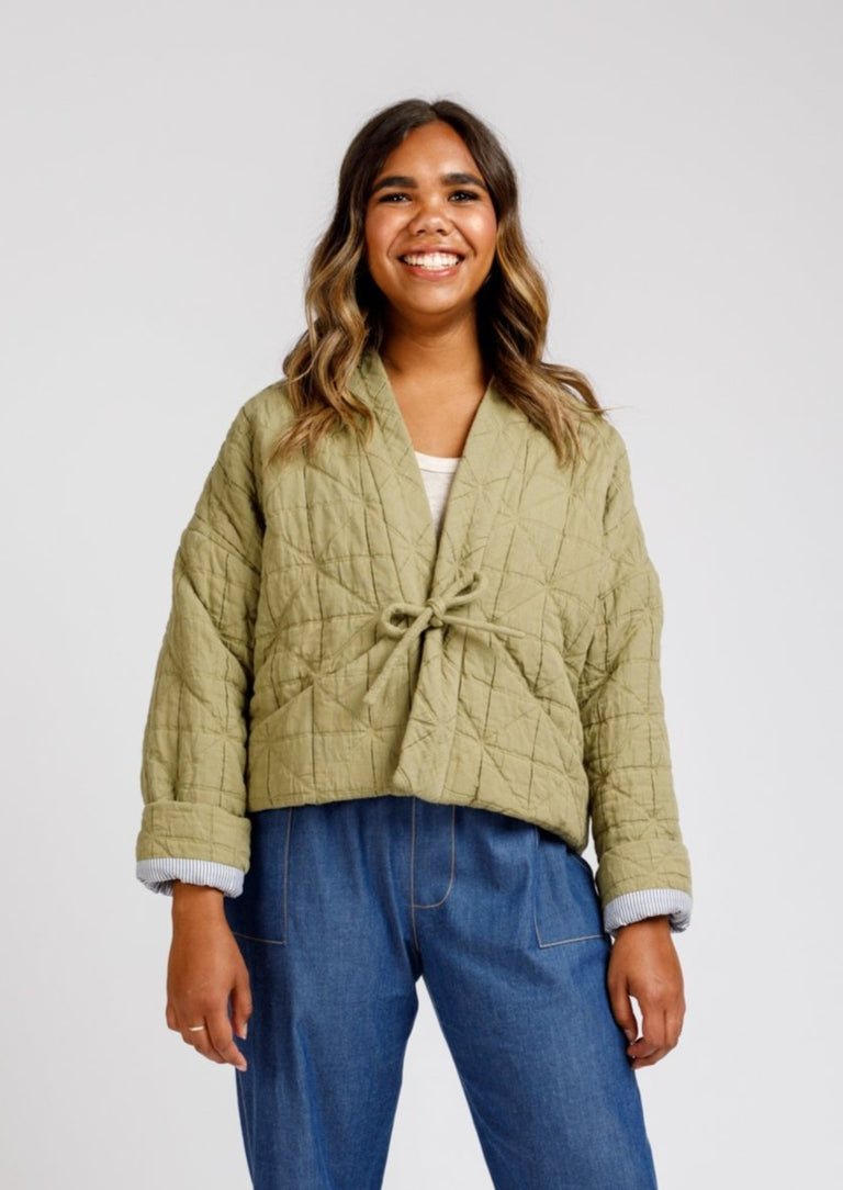 *Hovea Quilted Jacket - garment sewing pattern – Miss Maude