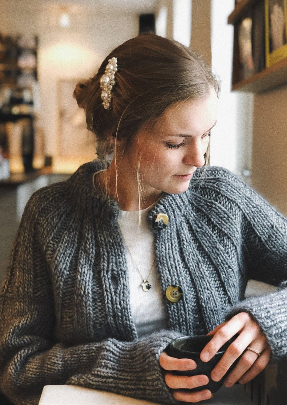 Sunday Cardigan, Petite Knit. Knitting Pattern – Miss Maude