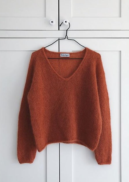 Cumulus Blouse, Petite Knit. Knitting Pattern – Miss Maude