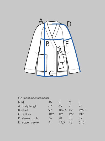 ️The Assembly Line Wrap Jacket Printed Sewing Pattern – Miss Maude